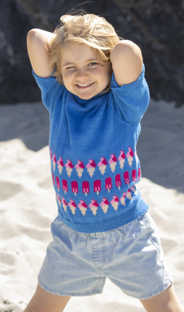 "Popsi" T-shirt - Viking Design 2422-11A Kit - 2-12 År - Viking Bambino