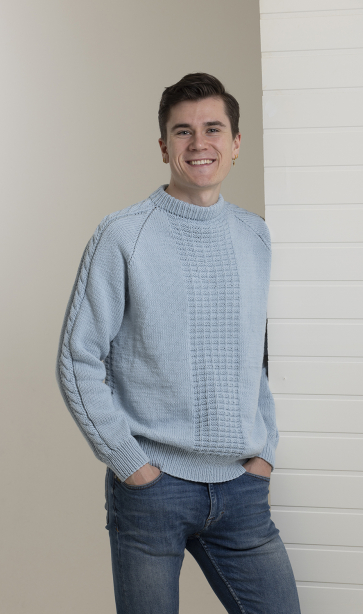 "Lyng" genser- Viking Design 2315-8B Kit - XS-XXL - Viking Vår