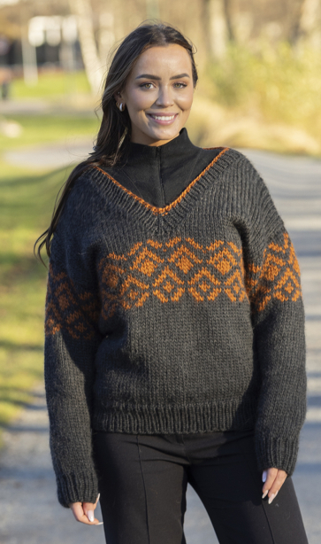 "Lulli" genser- Viking Design 2402-17 Kit - XS-XXL - Viking Snorre