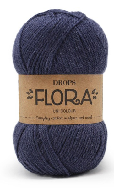 DROPS Flora Unicolor 10 Marine